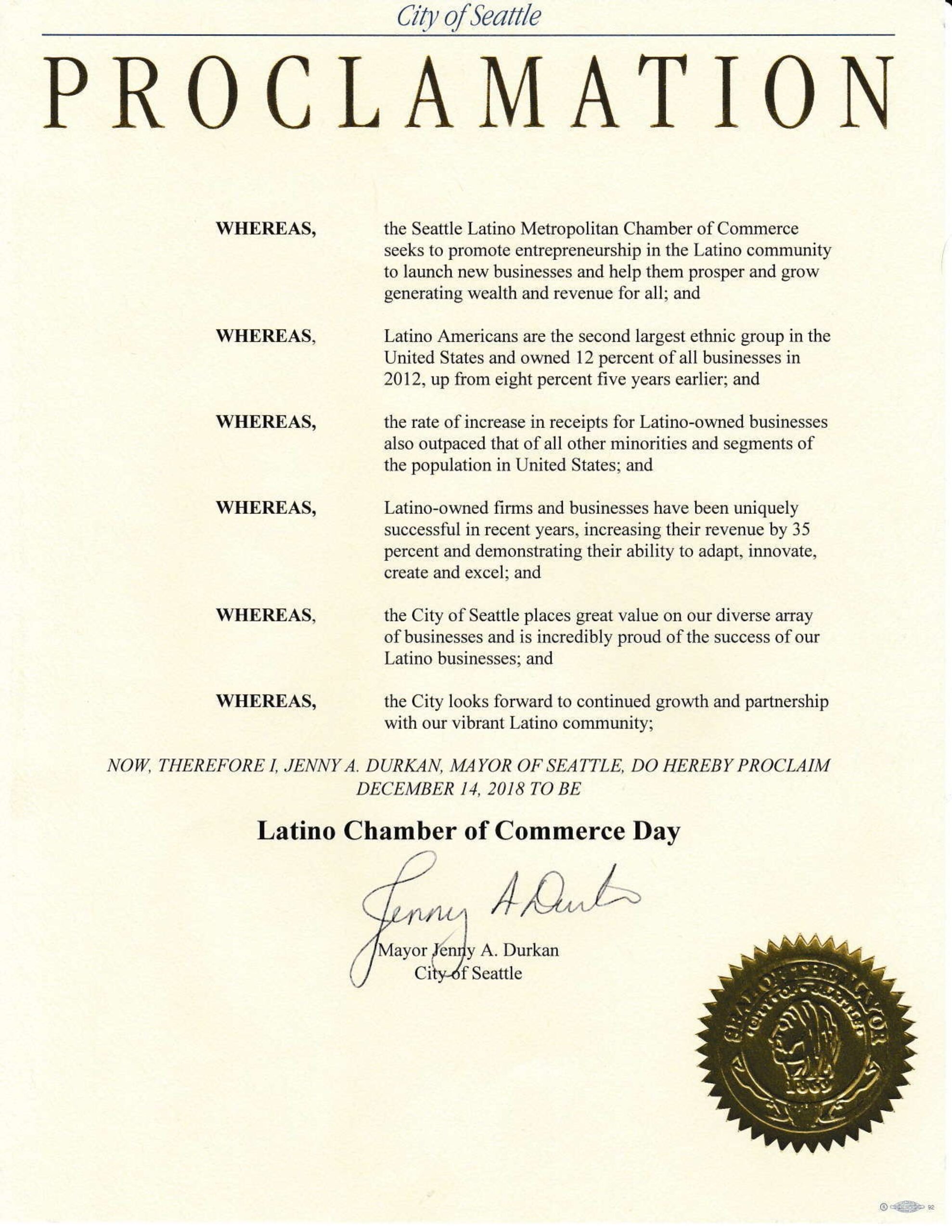 Advocacy - Latino Chamber