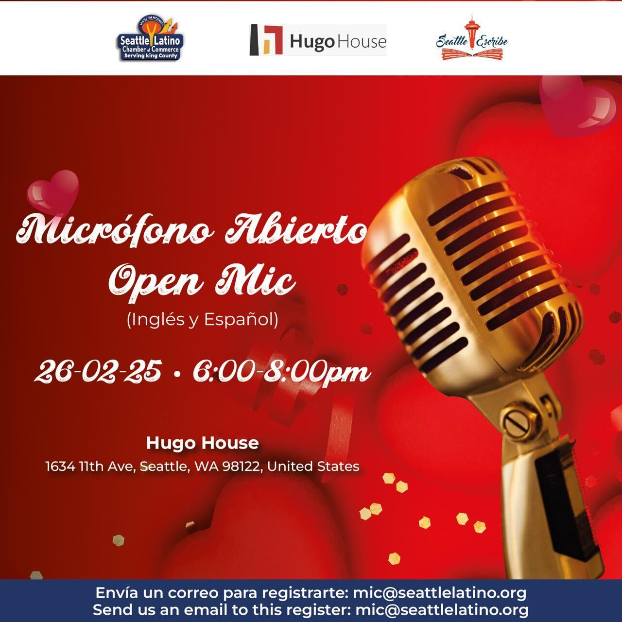 Micrófono Abierto - Latino Chamber